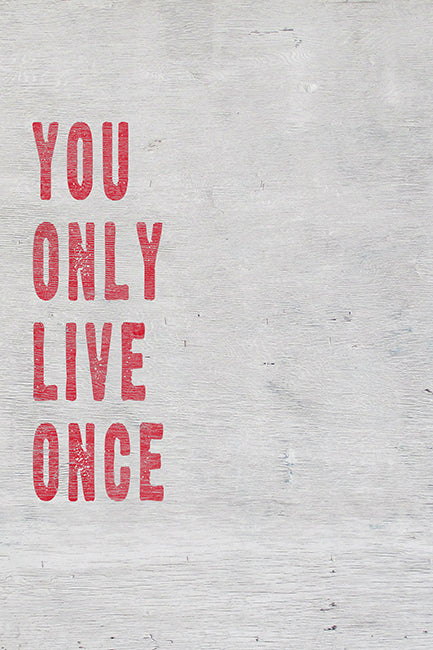 You Only Live Once (YOLO), motivational poster – Keep Calm Collection